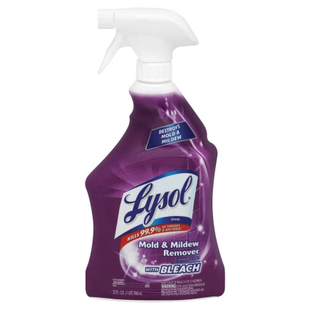 Lysol Mold & Mildew Remover, 1 Quart, Trigger Spray Bottle – Jan-Supply