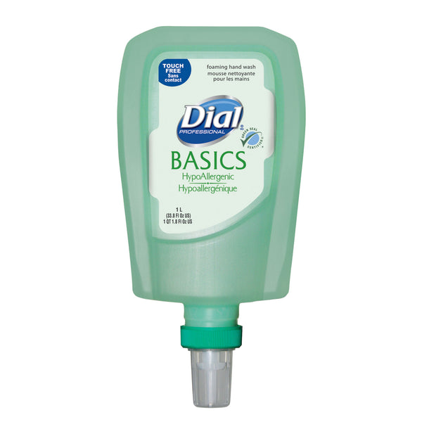 Dial® Basics Hypoallergenic Foaming Hand Wash, FIT® Universal Touch-Fr ...