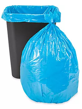 24x31 12-16 Gallon Blue Can Liner – Jan-Supply
